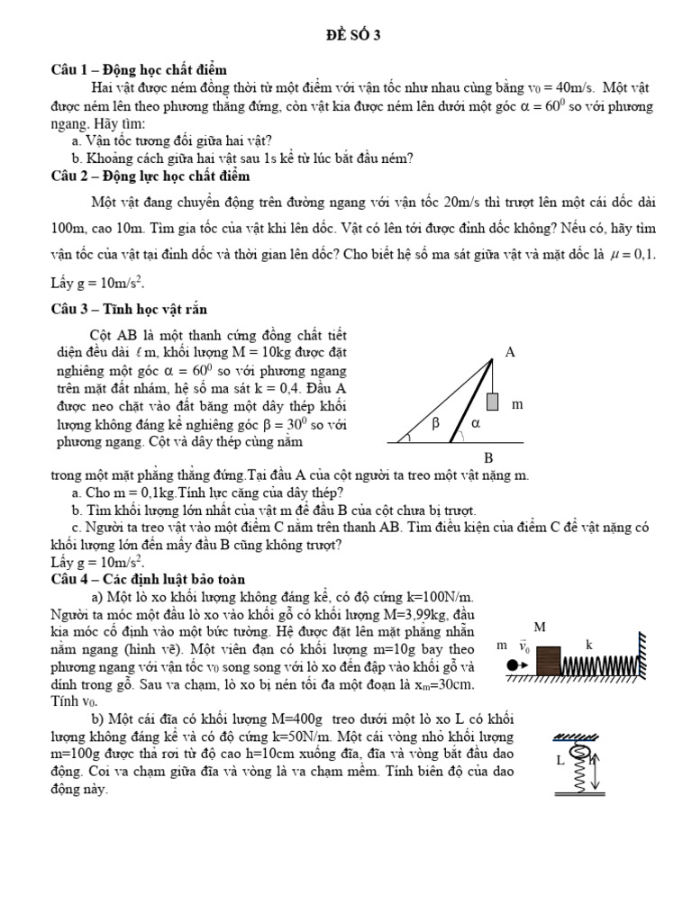 HSG - ĐỀ SỐ 3 | PDF