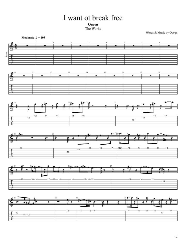 3i-Want-Ot-Break-Free - Queen | PDF