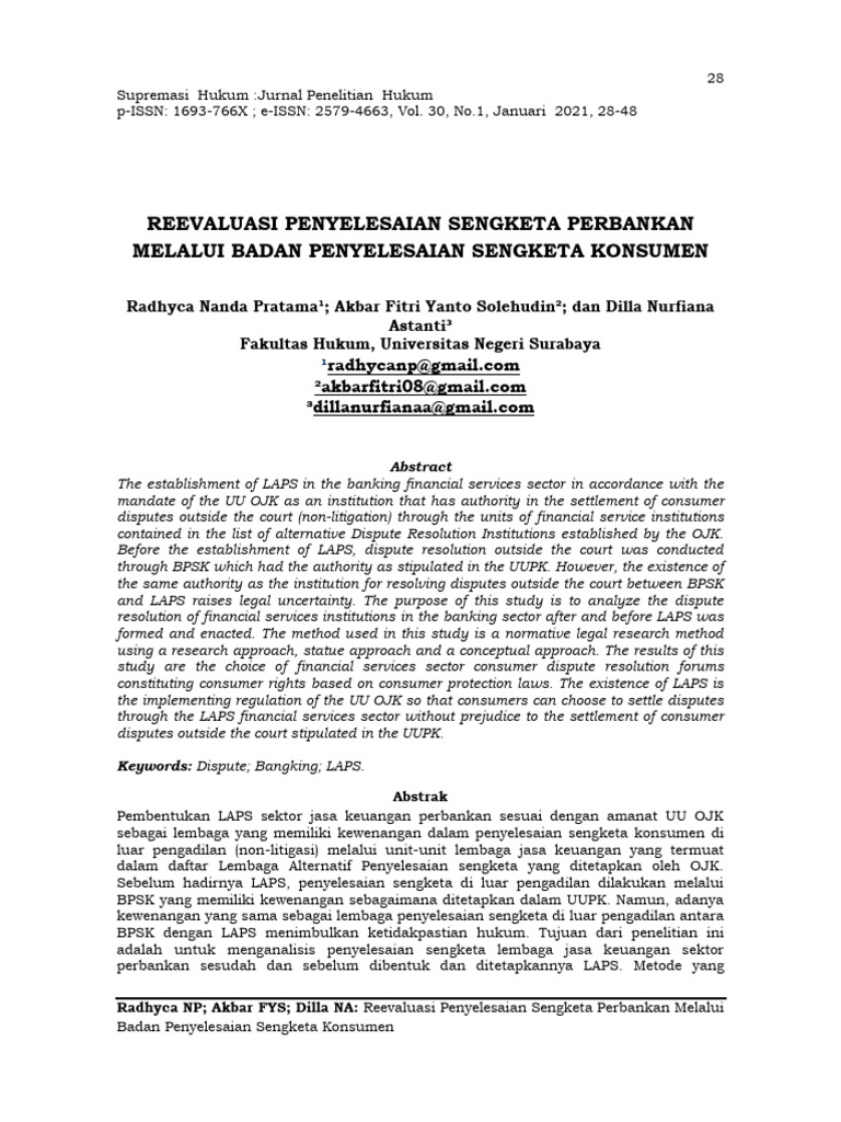 Ambarini,+jan 30 (1) 28-48 Radhyca+Nanda+ | PDF | Ethical Principles | Indonesia