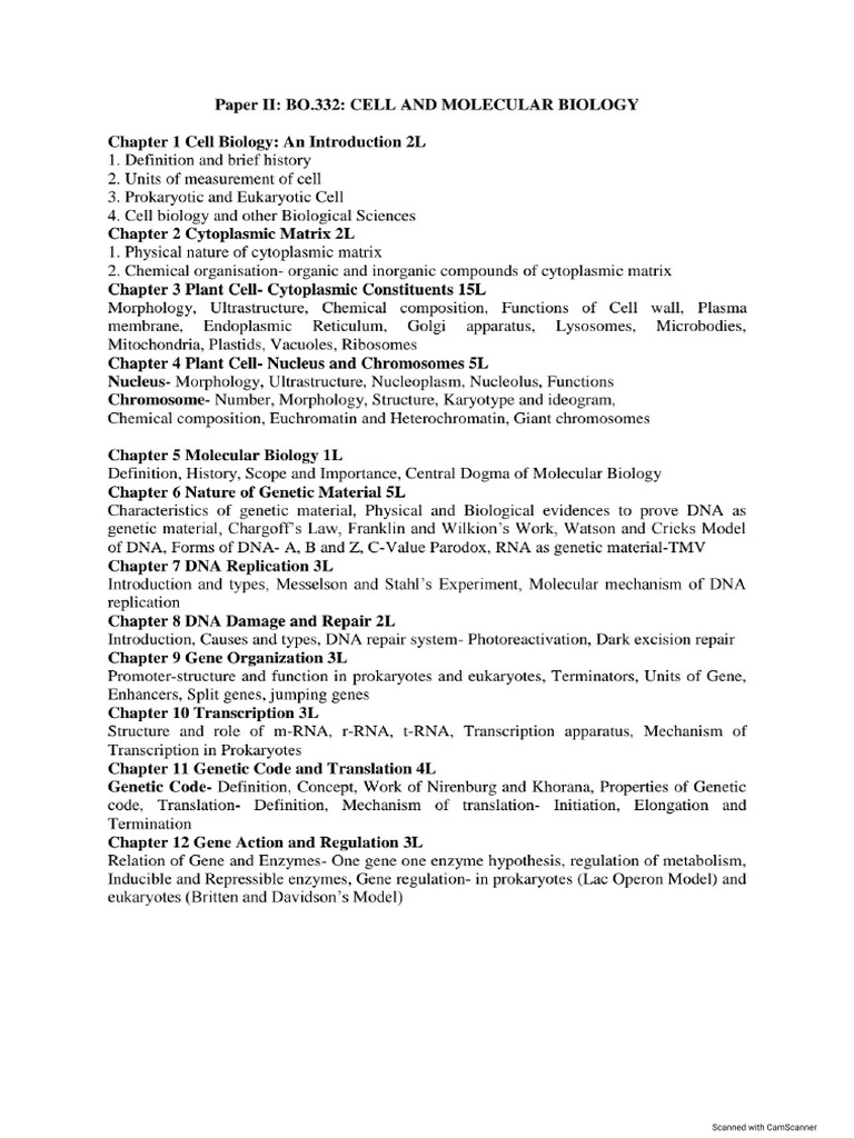 Introduction To Molecular Biology | PDF