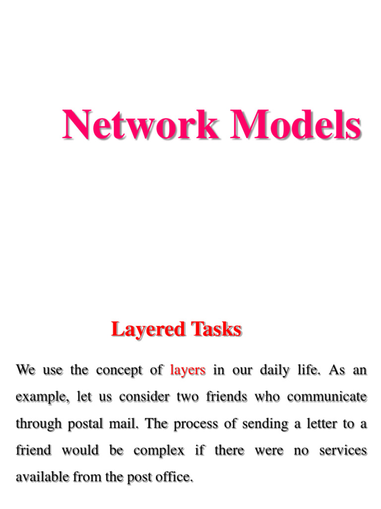 Lecture.2.21-22-Network Models. | PDF | Osi Model | Internet Protocol Suite