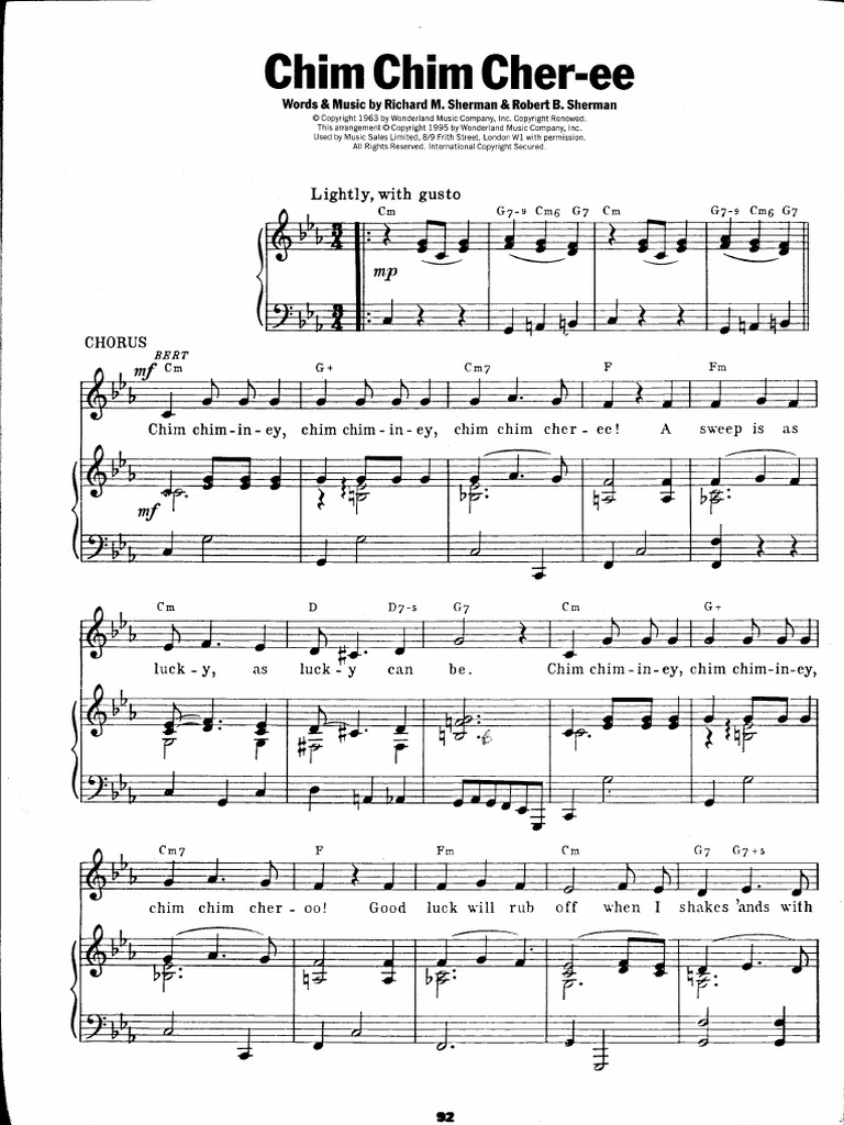 Chim Chim Cher-ee | PDF