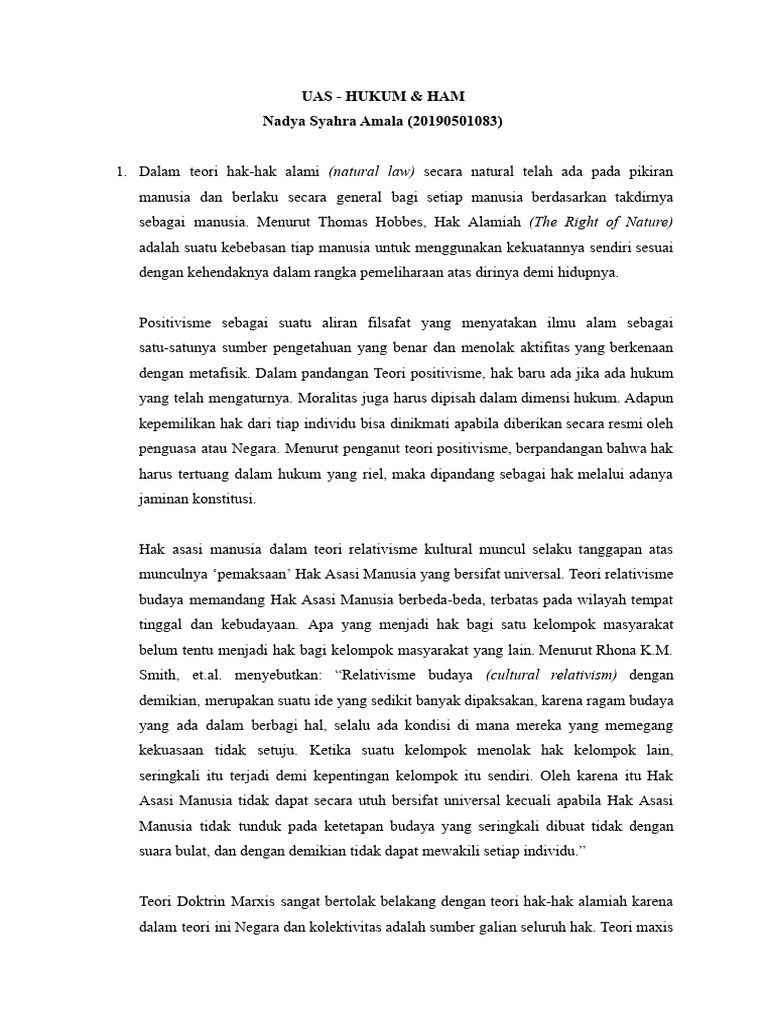 Hukum & Ham | PDF