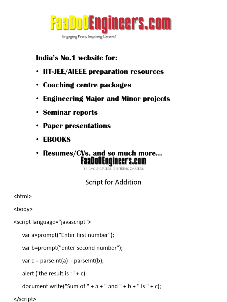 Scripts Examples-03 | PDF
