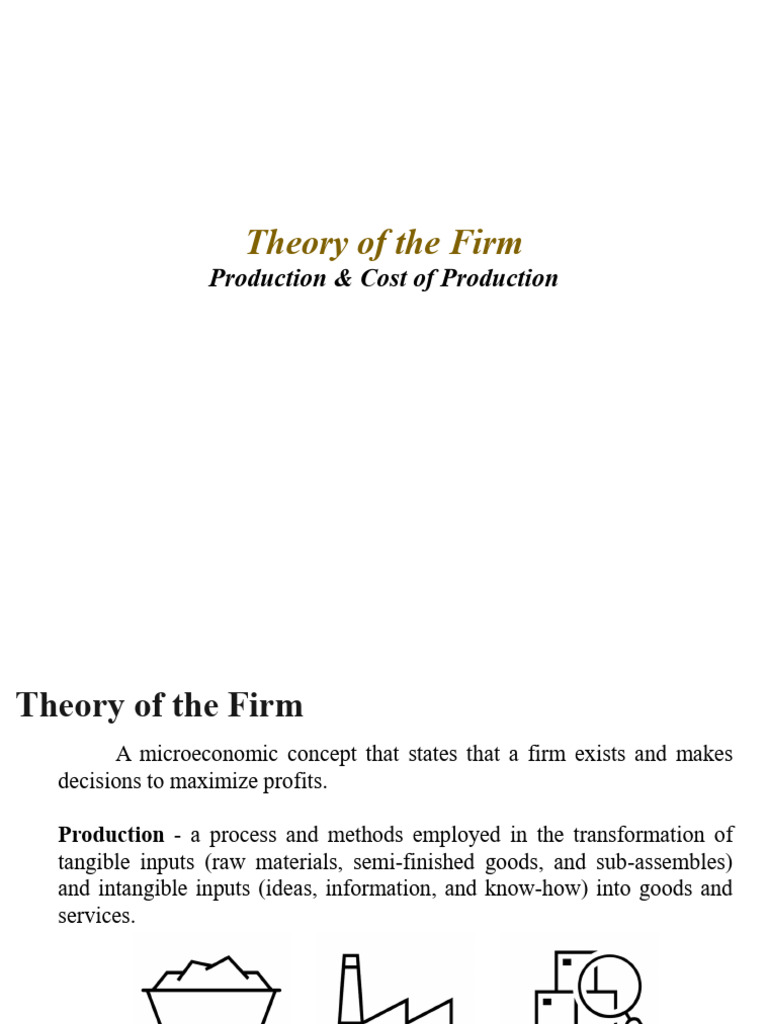 Module 5 - Theory of The Firm P1 (With Seatwork 4) | PDF | Production ...
