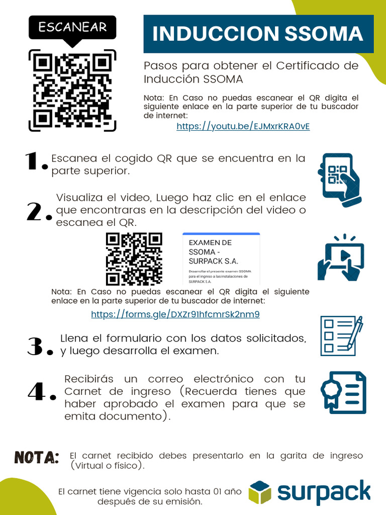 Inducción SSOMA | PDF