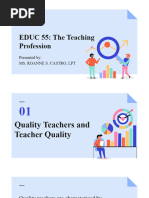 SACE CPTD Handbook | PDF | Teachers | Educational Assessment