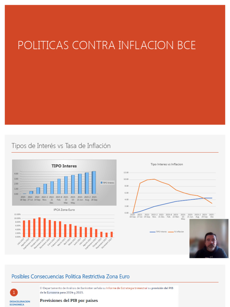 Politicas Contra Inflacion Bce | PDF | Economía política | Servicios financieros