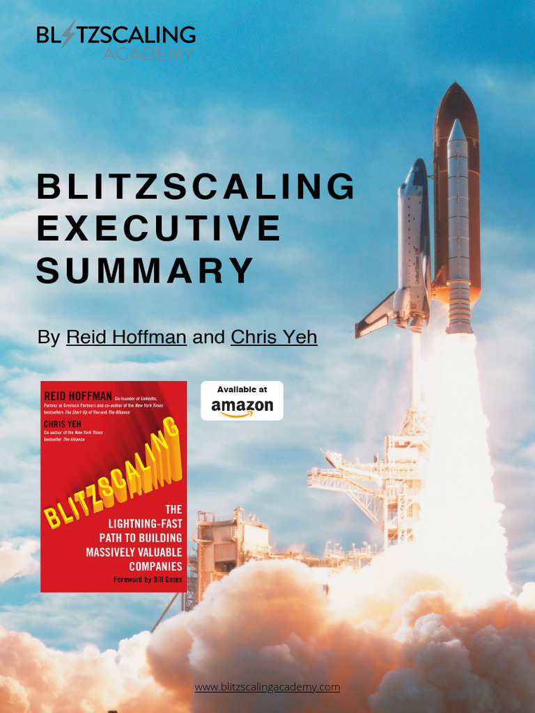 Blitzscaling Executive Summary (English) | PDF | Risk | Innovation