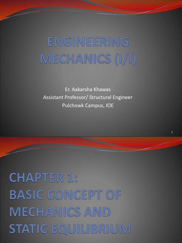 Basic Concept of Engg Mechanics | PDF | Force | Mechanics
