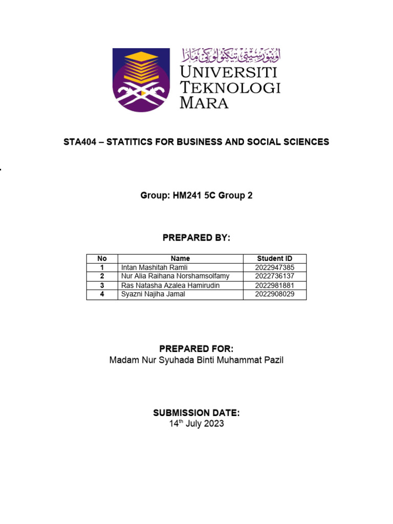 Group 4 Group Project Pdf Dependent And Independent Variables