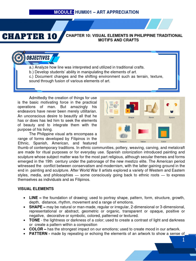 Chapter 10 - Visual Elements in Philippine Traditional Motifs and ...