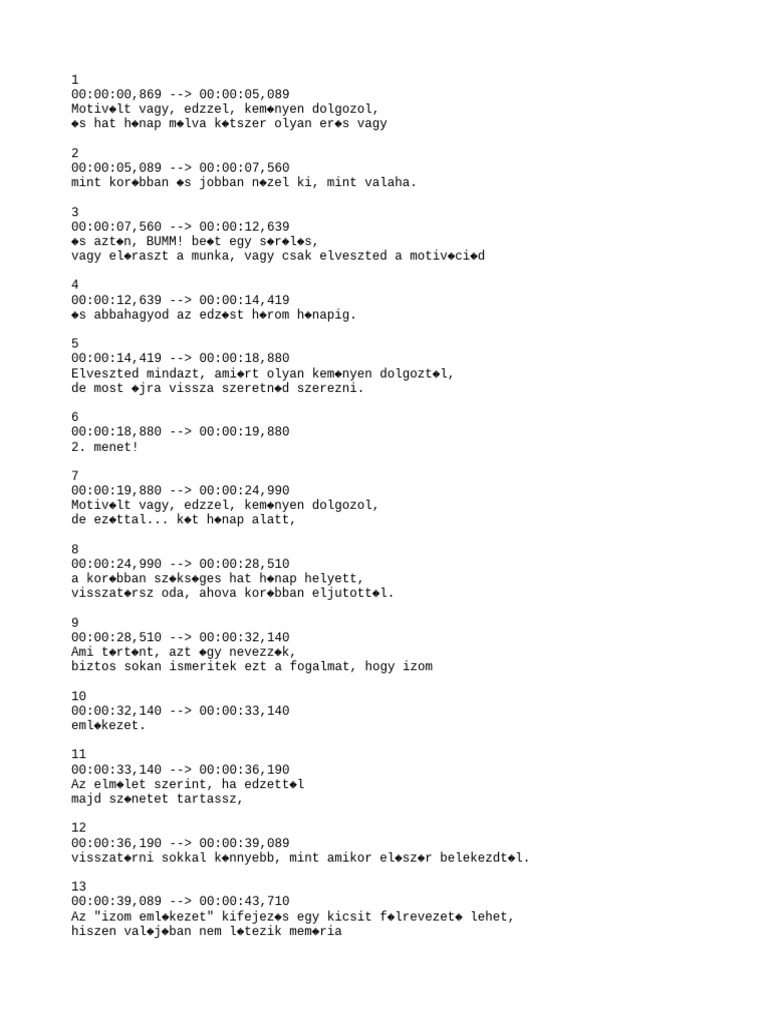 Muscle Memory Explained - Magyar | PDF