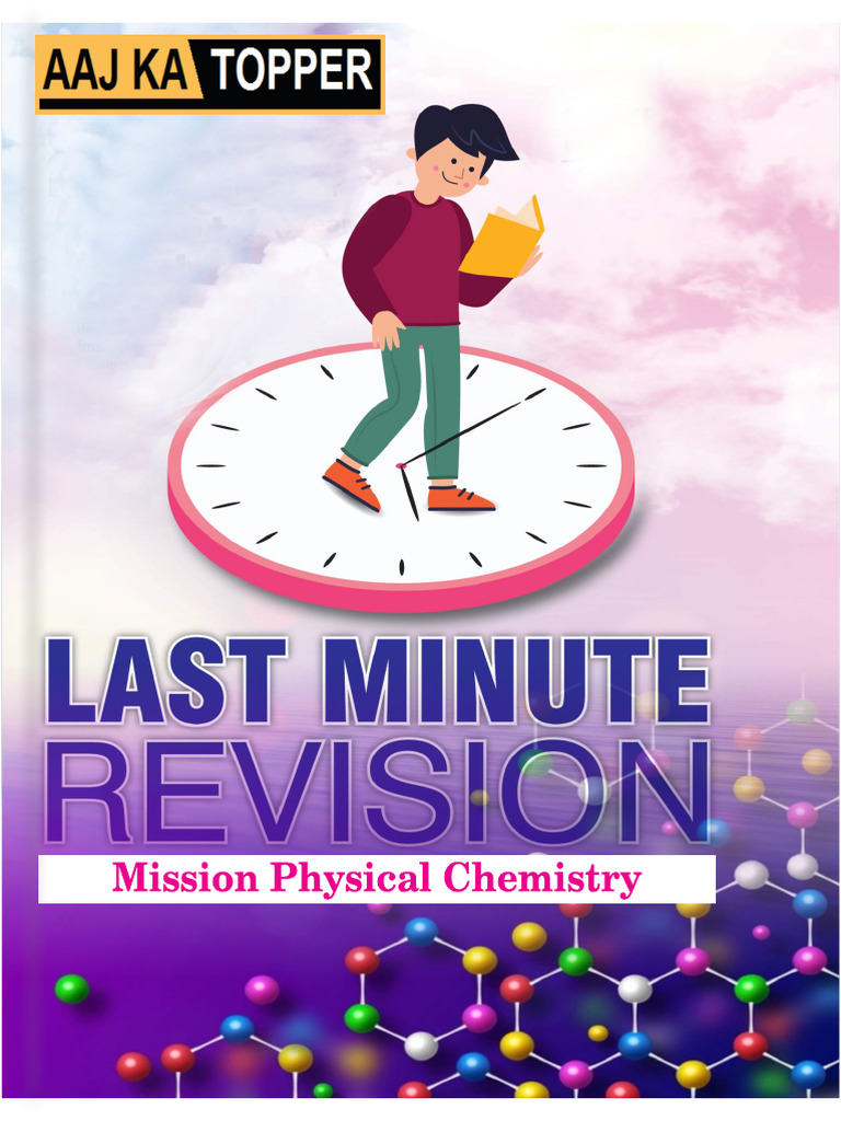 IMP Last Minute Revision Formulae Physical Chemistry | PDF | Molecules ...