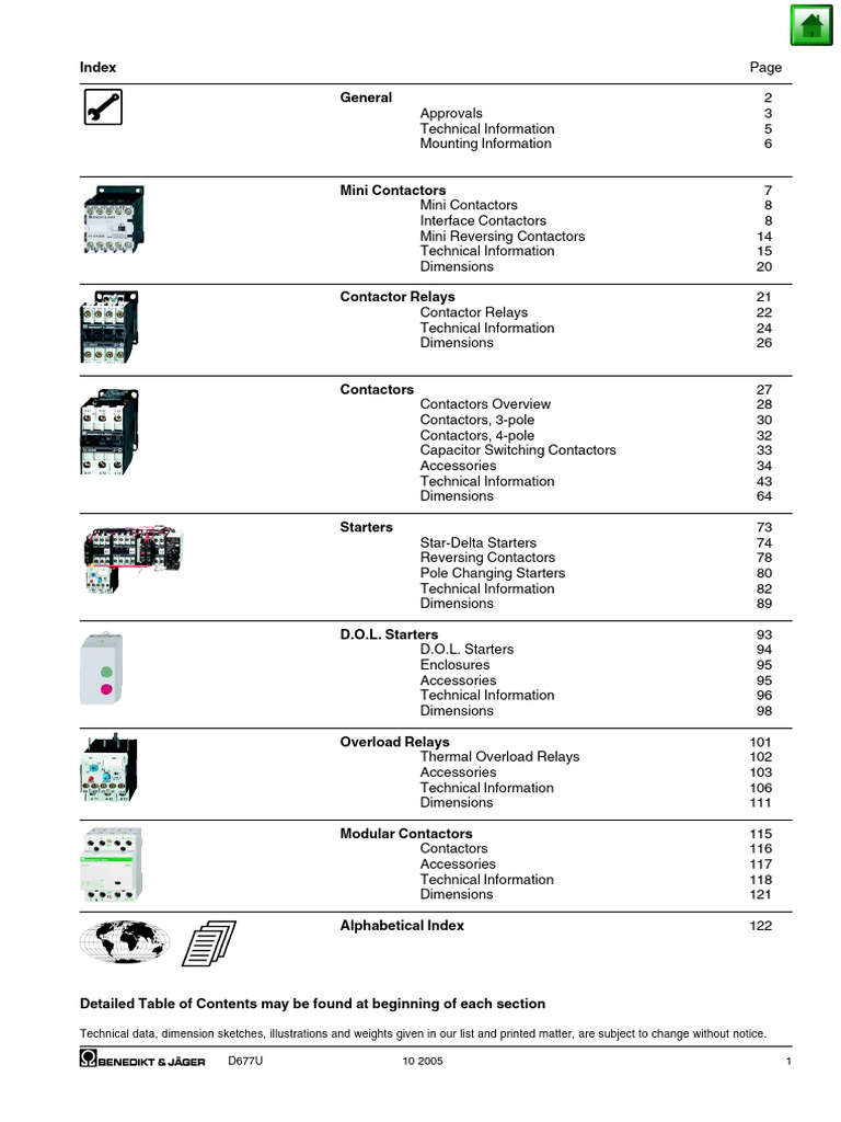 Contactors Motor-Starters | PDF | Relay | Fuse (Electrical)