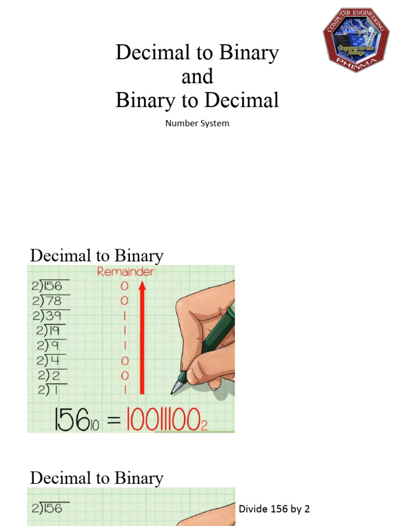 Decimal To Binary To Decimal | PDF | Number Theory | Theoretical Computer Science