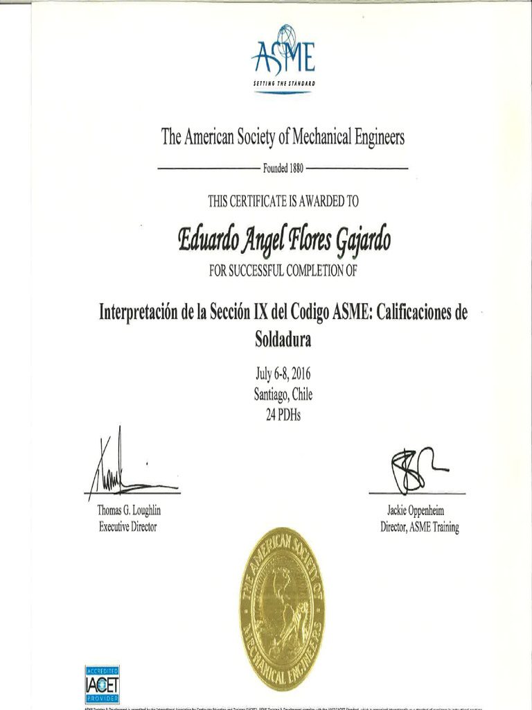 Interpretacion ASME IX | PDF