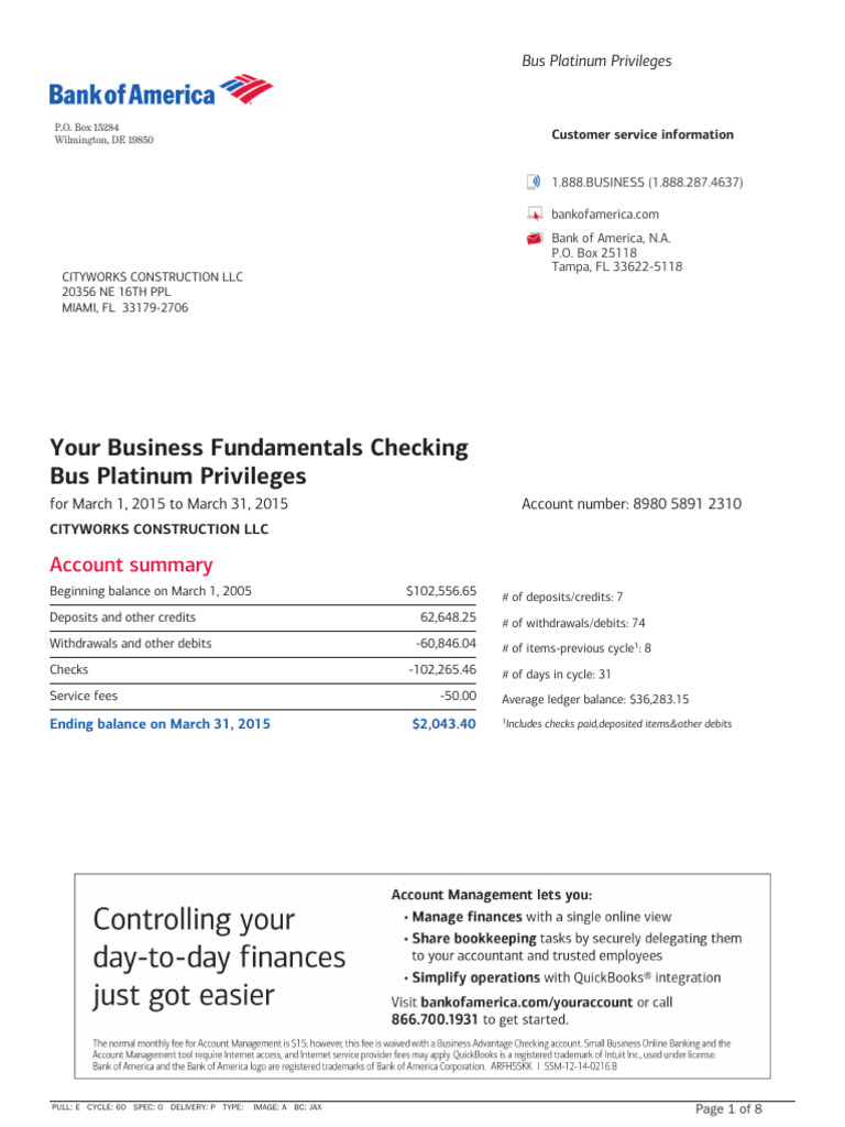 Statement BOA-0505 May 2023 | PDF | Overdraft | Transaction Account