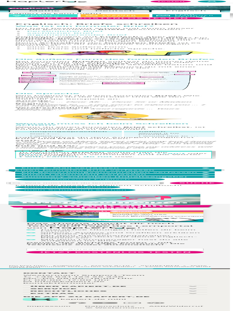 Einen Formalen Brief Verfassen - Kapiert - de | PDF