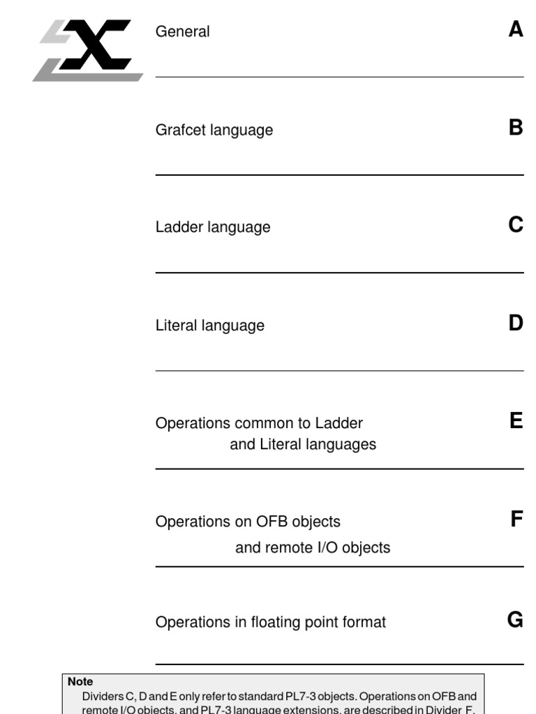 Manual Pl7 3 | Download Free PDF | String (Computer Science) | Subroutine