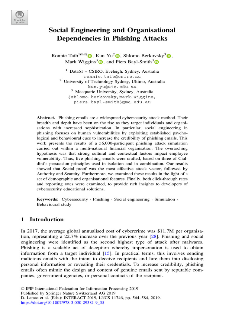 Social Phishing Attack | PDF | Phishing | Social Engineering (Security)