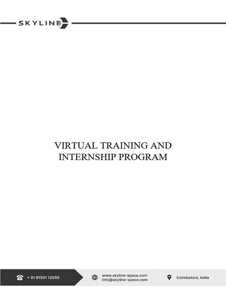 Aircraft Design Program Details Skyline Space | PDF | Internship | Job ...