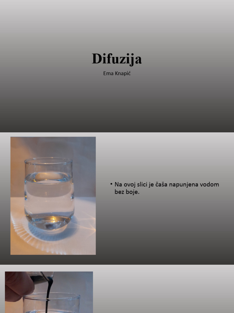 Difuzija I Osmoza | PDF