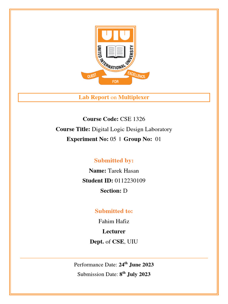 Experiment 5 Final | PDF