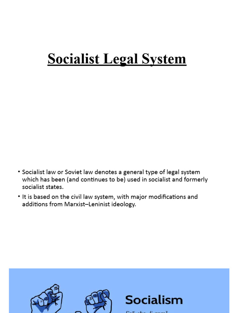 Overview of Socialist Legal Systems | PDF | Socialism | Communism