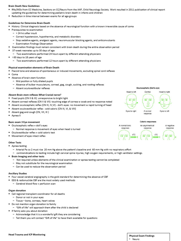 Brain Death New Guidelines | PDF | Cerebrospinal Fluid | Clinical Medicine