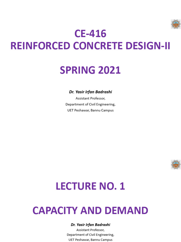 Lecture No. 1_YIB_Spring 2021 | PDF | Strength Of Materials ...