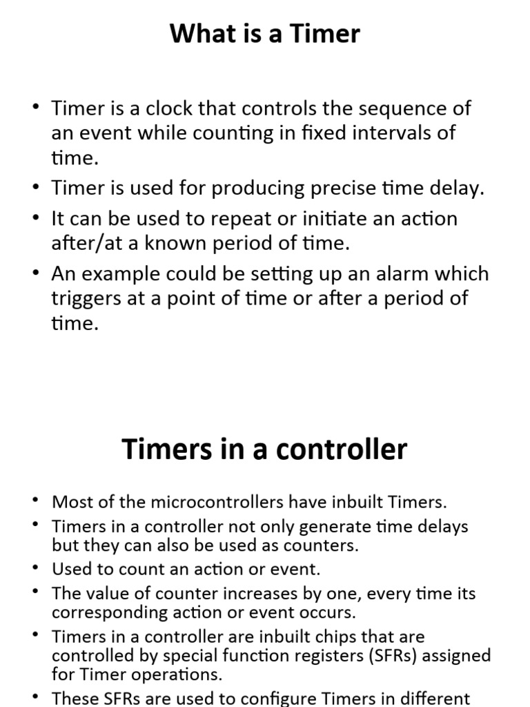 Timer Serial And Interrupt Pdf Microcontroller Timer