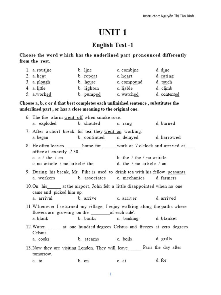 Course Book Grade 10 Unit 1 | PDF | Crop Rotation | Green Revolution