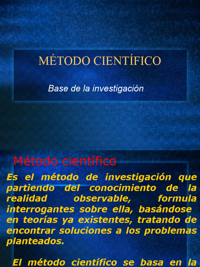 C3-Mit-El Método Científico | PDF | Hipótesis | Método científico