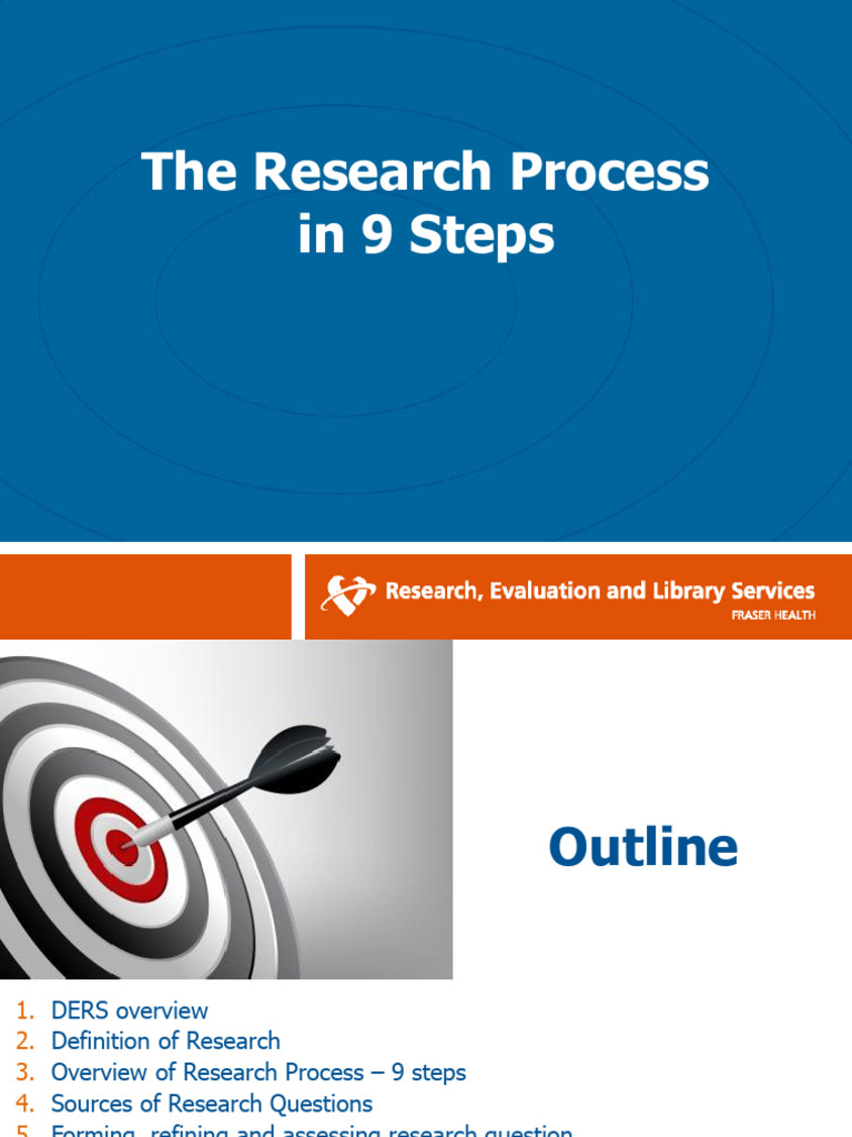 Overview of the 9-Step Research Process | PDF | Career & Growth