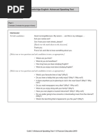 C1 Advanced Speaking Test Overview | PDF