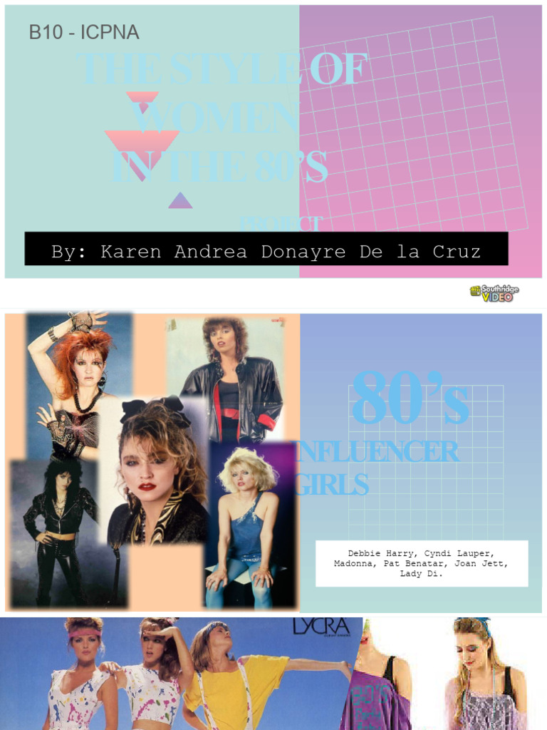 The Style of Women in The 80's b10 | PDF