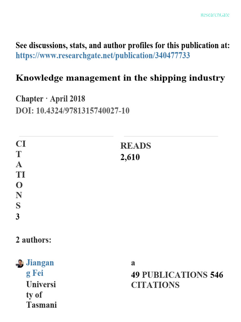 See Discussions, Stats, and Author Profiles For This Publication at ...