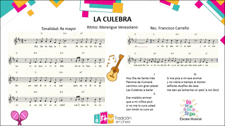 3-7-Partitura-La Culebra | PDF