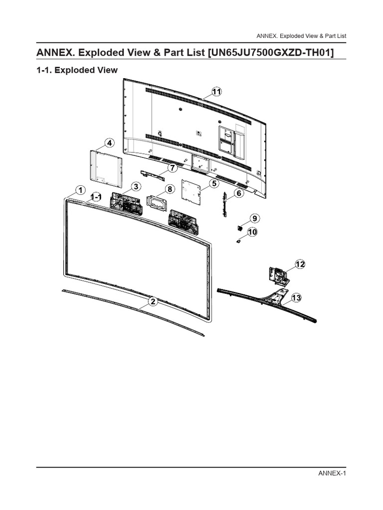 TV Parts List & Exploded View | PDF | Electrical Engineering ...