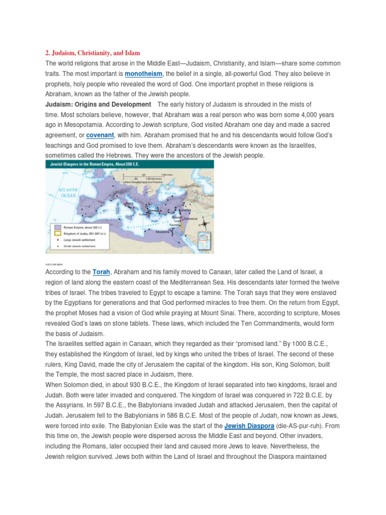 Judaism Christianity Islam | PDF | Jesus | Muhammad