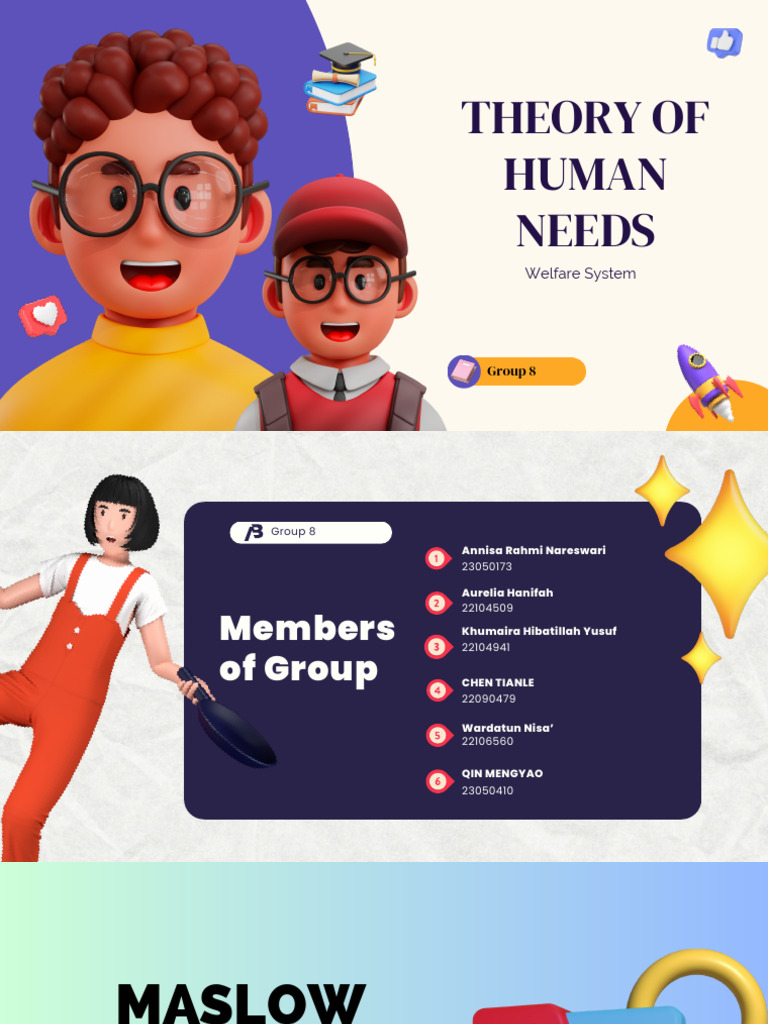 Group 8 - PPT Theory of Human Needs | PDF | Motivation | Motivational