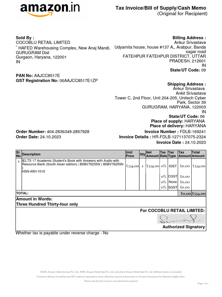 Invoice Book1 334 | PDF | Invoice | Business