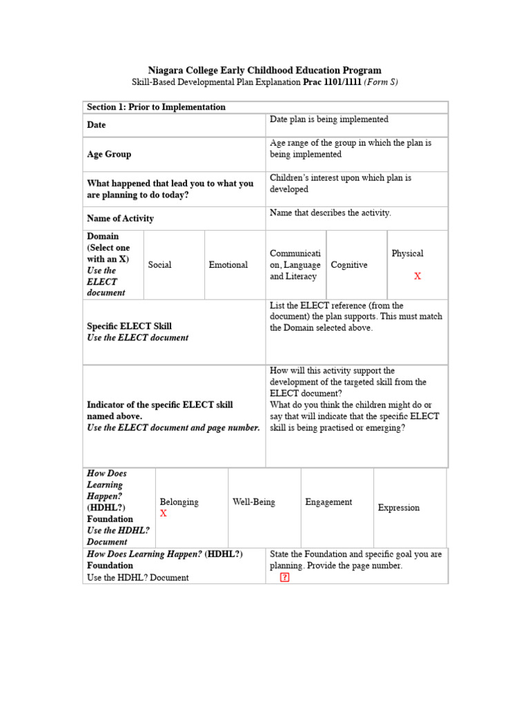 SBDP For Arts+Science | PDF | Teachers | Early Childhood Education