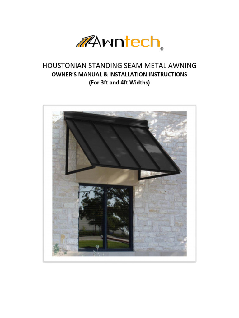 Awning | Download Free PDF | Masonry | Legal Liability