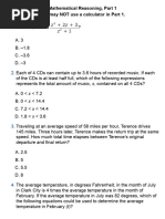 Free Sample GED Math Test - Answer Key and Guide | PDF | Numbers ...