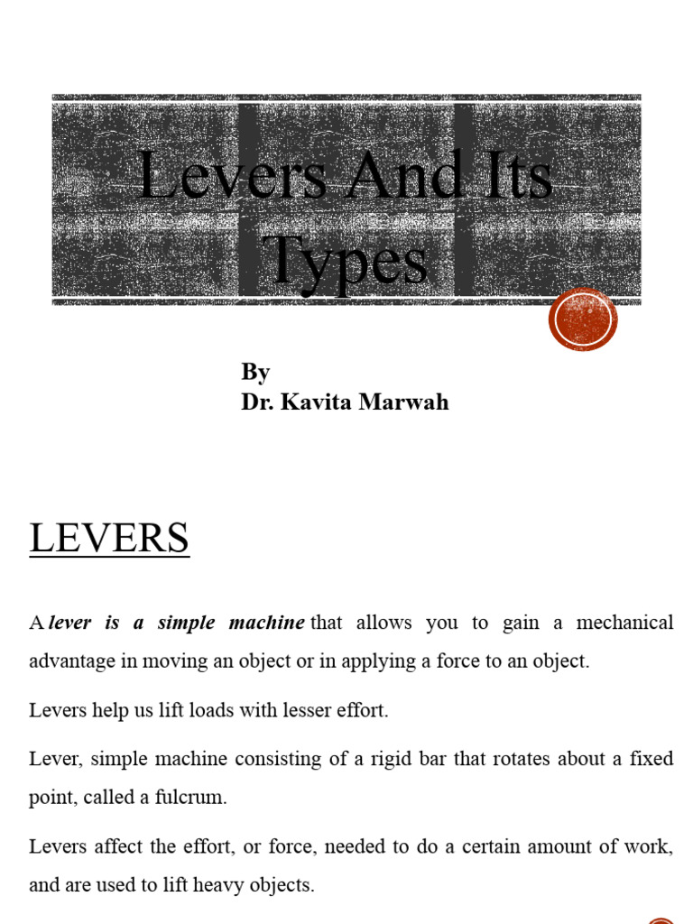 Understanding Lever Mechanical Advantage | PDF | Lever | Mechanical ...