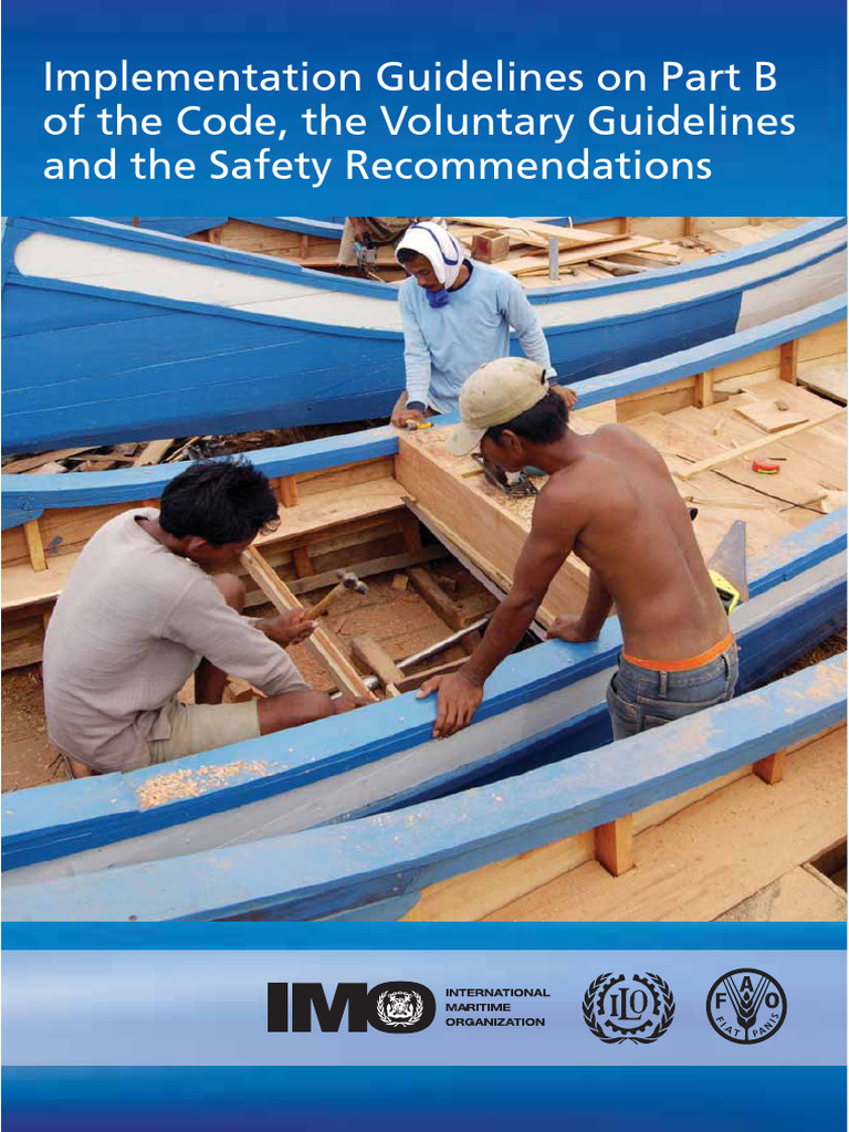Implementation Guidelines On Part B of The Code, The Voluntary Guidelines and The Safety ...