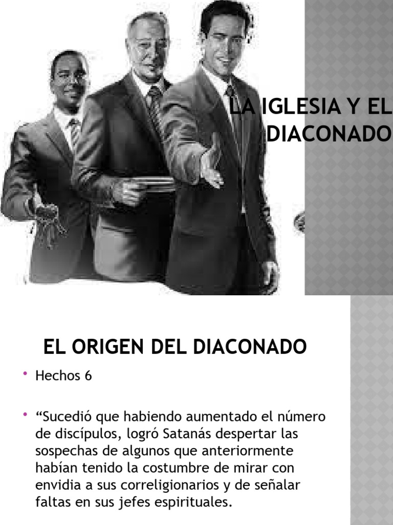 Origen e Importancia del Diaconado | PDF | Diácono | Iglesia cristiana