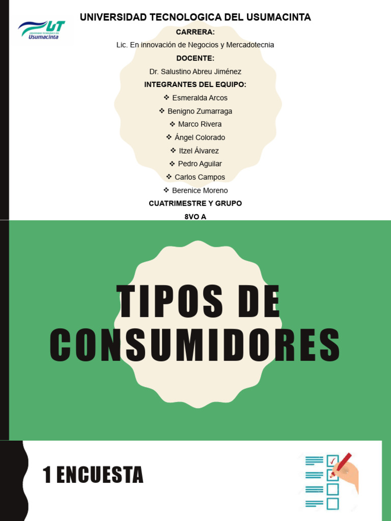 Tipos de Consumidores | PDF | Observación | Cognición